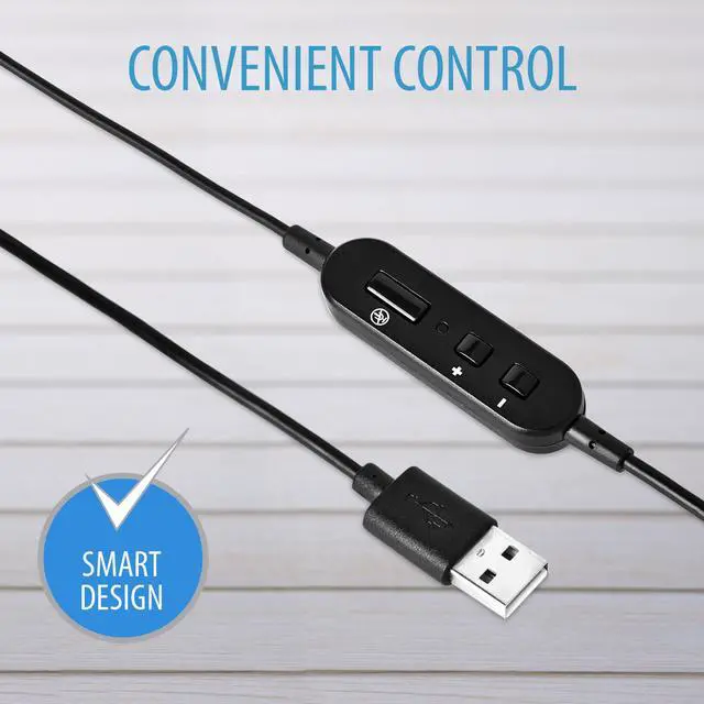 V7 AUDIO HU311-2NP ESSENTIALS USB HEADSET W/MIC - Newegg.com