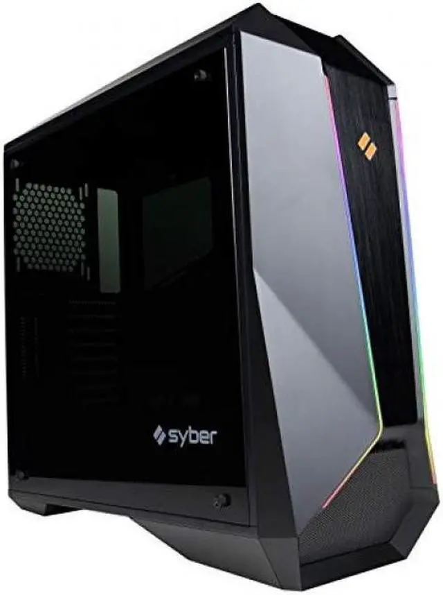 CyberPowerPC Syber L Case Black Full Tower Gaming Chassis w/USB 3.0 ...