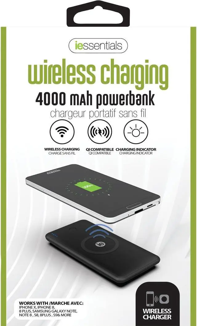iEssentials IEN-WCP Black Wireless Charging Pad with Dual USB - Newegg.com