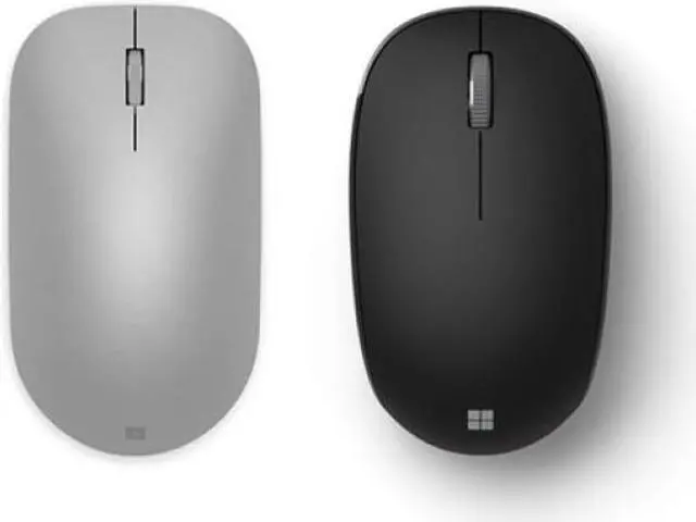 Microsoft Modern Mouse Platinum + Microsoft Bluetooth Mouse Matte Black ...
