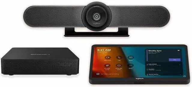 LOGITECH SMALL ROOM WITH TAP + MEETUP + LENOVO THINKSMART CORE FOR MICROSOFT TEAMS ROOMS ...