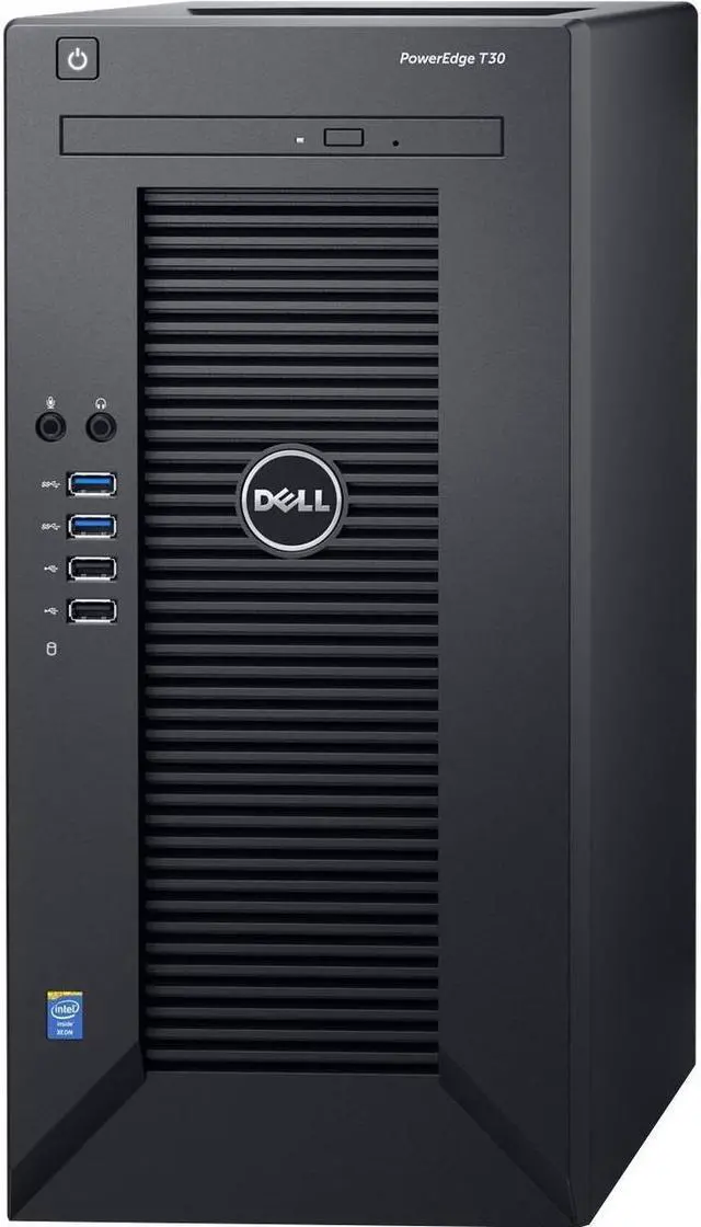 Dell PowerEdge T30 Mini-tower Server - 1 x Intel Xeon E3-1225 v5 Quad ...