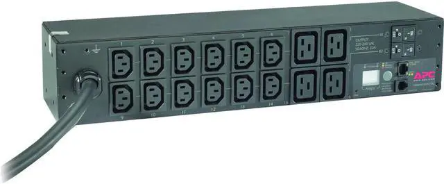 APC AP7822B Rack Pdu, Metered, 2U, 32A, 230V, (12) C13 & (4) C19 ...