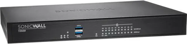 SonicWall TZ600P Network Security/Firewall Appliance - 10 Port - 10/100 ...