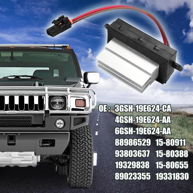 19331830 Car Blower Motor Resistor Heater Blower Motor Fan Control ...