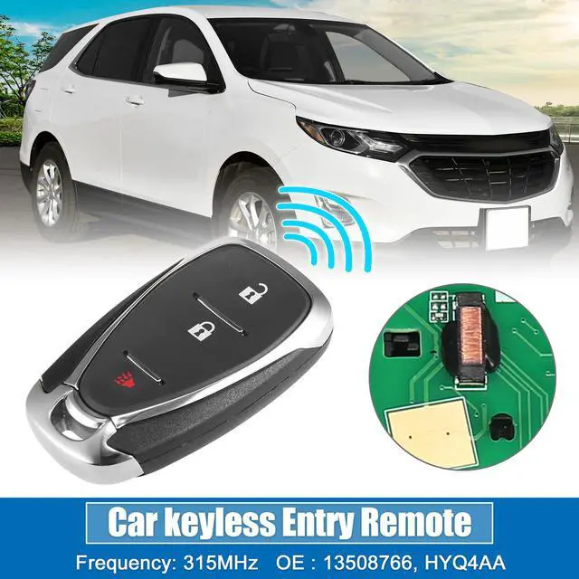 3 Button Car Keyless Entry Remote Control Replacement Key Fob Proximity ...