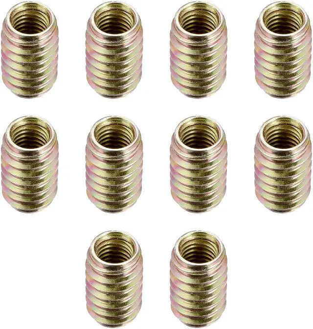 Furniture Threaded Insert Nut Carbon Steel M10 Internal Thread 25mm ...