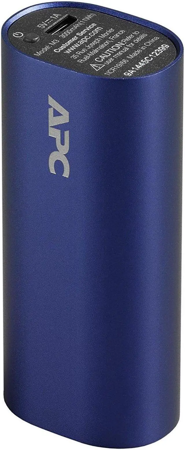 APC M3 Mobile Power Pack for Smartphones - 3,000mAh, Blue - Newegg.com
