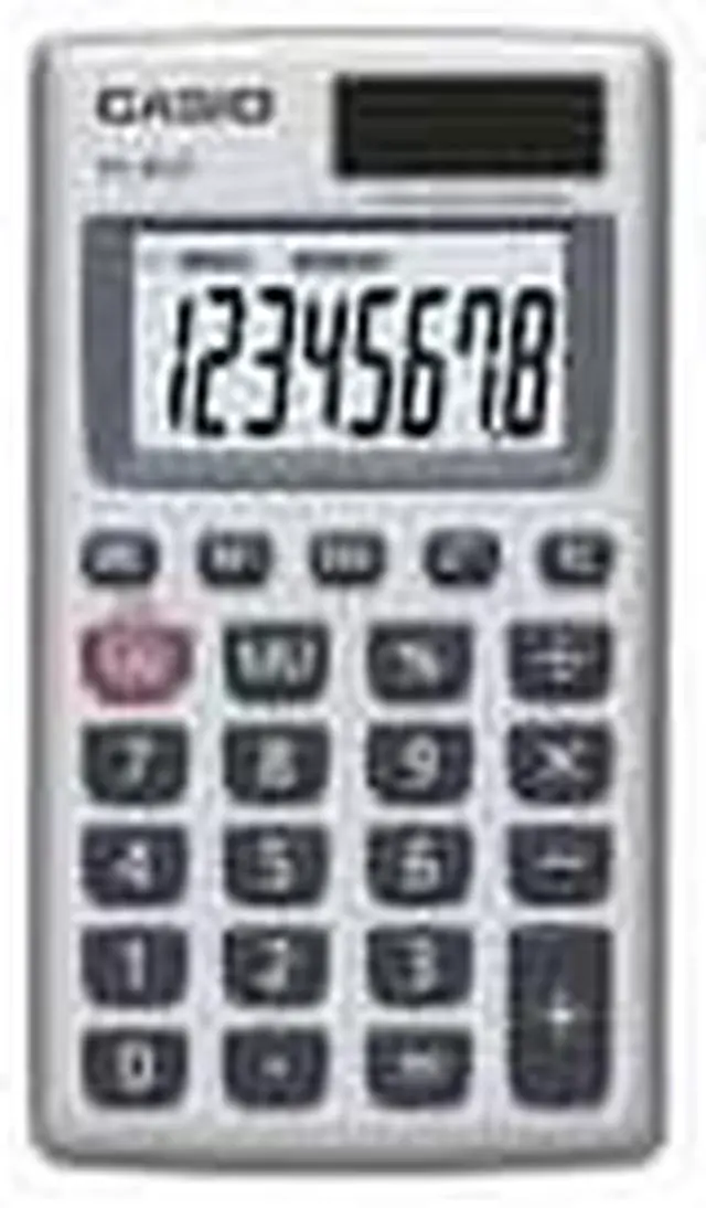 Casio HS-8VA Basic 8-Digit Solar Calculator Large Easy-To-Read - Newegg.com