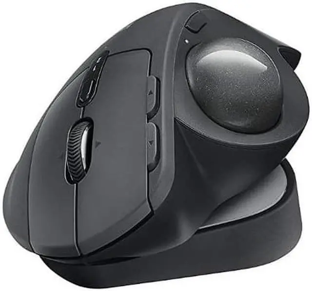 Logitech MX ERGO Advanced Wireless Trackball with Knox Gear 4-Port USB ...