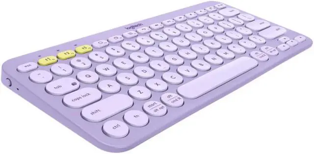 Logitech Pebble M350 Wireless Mouse with Keyboard (Lemonade) and Desk ...