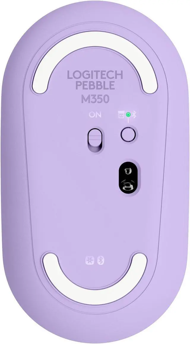 Logitech Pebble M350 Wireless Mouse with Keyboard (Lemonade) and Desk ...