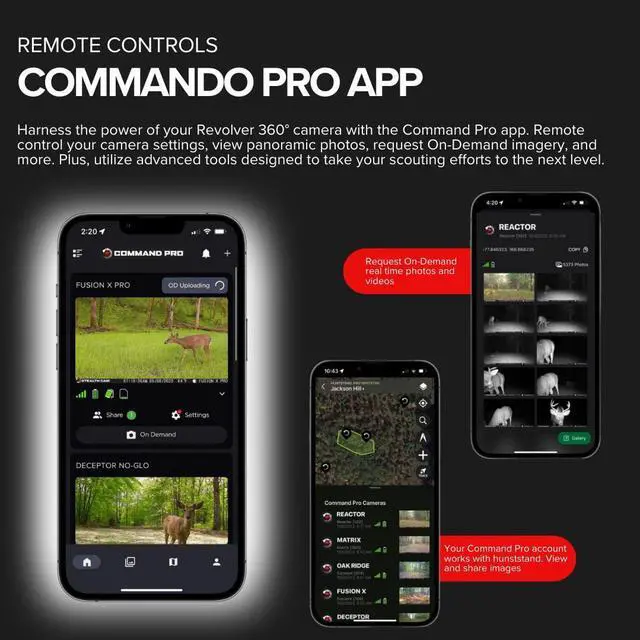 Stealth Cam Revolver 36MP 360-Degree Cellular Trail Camera (4-Pack ...