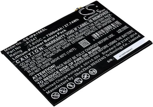 Battery for Apple A1547 A1566 A1567 iPad Air 2 AIR2 6 WiFi MGKL2LL/A ...