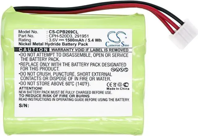 Battery for RCA 25450 25450RE3 5-2699 H25450RE3 H5450 180AAH-2699 ...