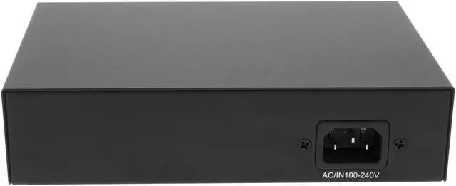 BV Tech POE-SW501 4-Port Full Power PoE Switch, 4 PoE Ports + 1 Uplink ...