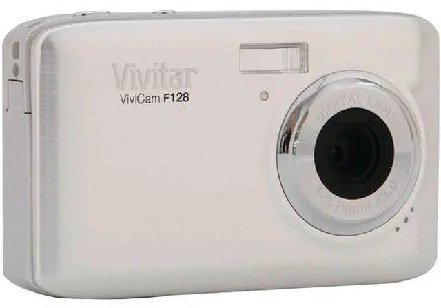 Vivitar ViviCam F128 VF128-SIL Silver 14.1 MP Digital Camera - Newegg.com