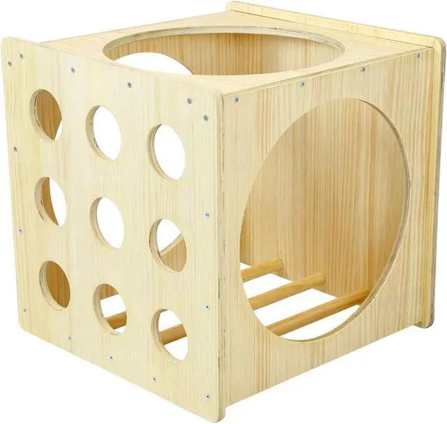 Wooden Cube Climber for Kids Toddlers Climbing Toy Activity Center ...