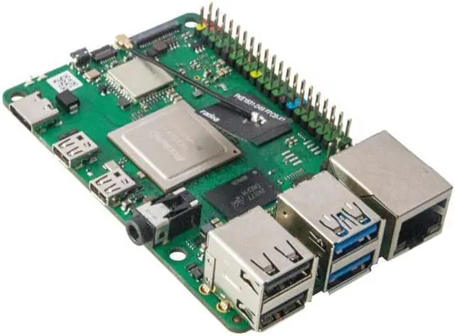 OKdo RS114CP-D4 ROCK 4 Model C+ 4GB Single Board Computer Rockchip ...