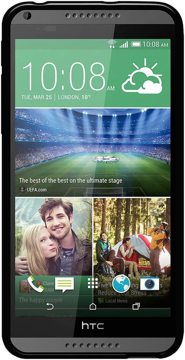 Amzer Pudding TPU Case Cover- Black for HTC Desire 816 - Newegg.com