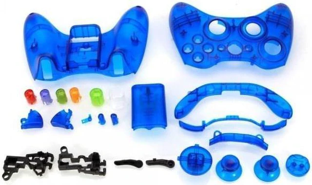 Replacement Case Shell & Buttons Kit for Microsoft Xbox 360 Wireless ...