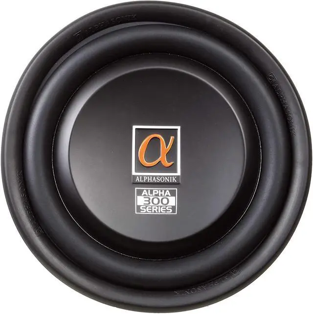 Alphasonik TSW310 Treis 300 Series 10" 1200 Watts Single 4-Ohm Car ...