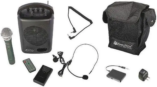 AMPLIVOX SOUND SYSTEMS POWER POD PA SYSTEM - Newegg.com