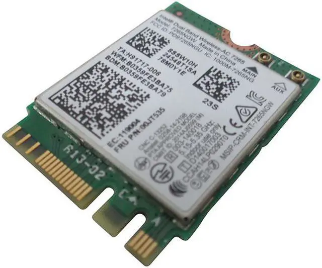 Intel 7265NGW 81WMJ Laptop Wireless Lan WLAN WiFi Card for Dell Laptops ...