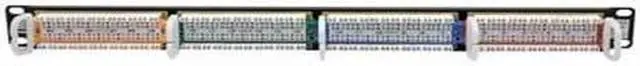 Tripp Lite 24-Port Cat5/Cat5e Patch Panel, 110-Type Color-Coded, 1U ...