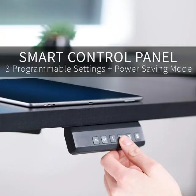 VIVO Electric 83 x 30 Standup Desk with Memory Controller, Black Table ...