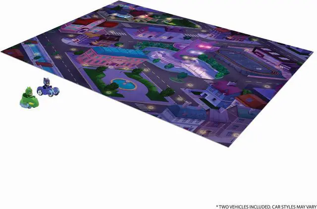 PJ Masks Jumbo Mega Mat with Vehicle - Newegg.com
