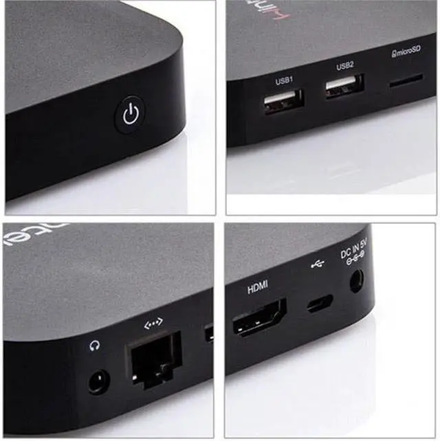 CX-W8 Windows 10 Quad Core TV Box Smart Mini PC & Media Streaming ...