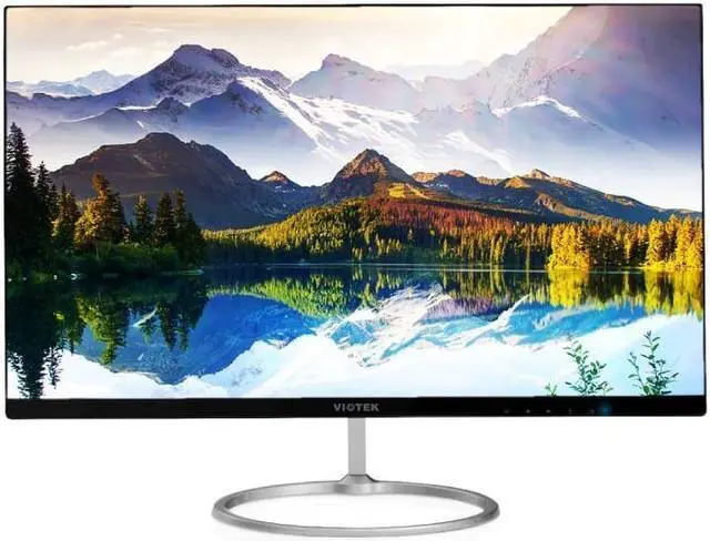 VIOTEK HA238 24" Ultra-Thin Monitor 1920x1080p, Bezel-less Frame, 16:9 ...