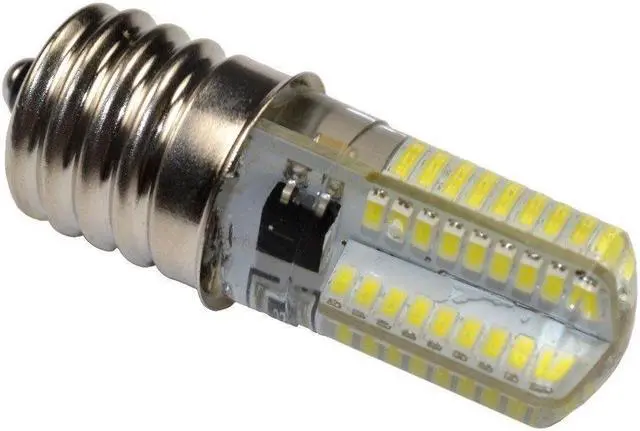 HQRP 4-Pack 110V E17 Base Silicone Crystal Dimmable LED Bulbs Warm ...