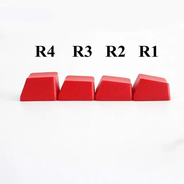 Blank Thick PBT Keycaps R1 R2 R3 R4 Single Switch OEM Height for Cherry ...