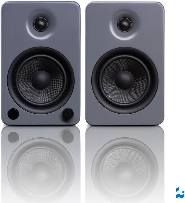 Kanto YU5 Powered Bookshelf Speakers, Matte Grey - Newegg.com
