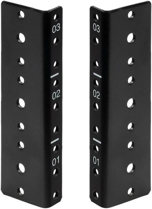 NavePoint 3U Vertical Rack Rail Pair DIY Kit with Hardware - Newegg.com