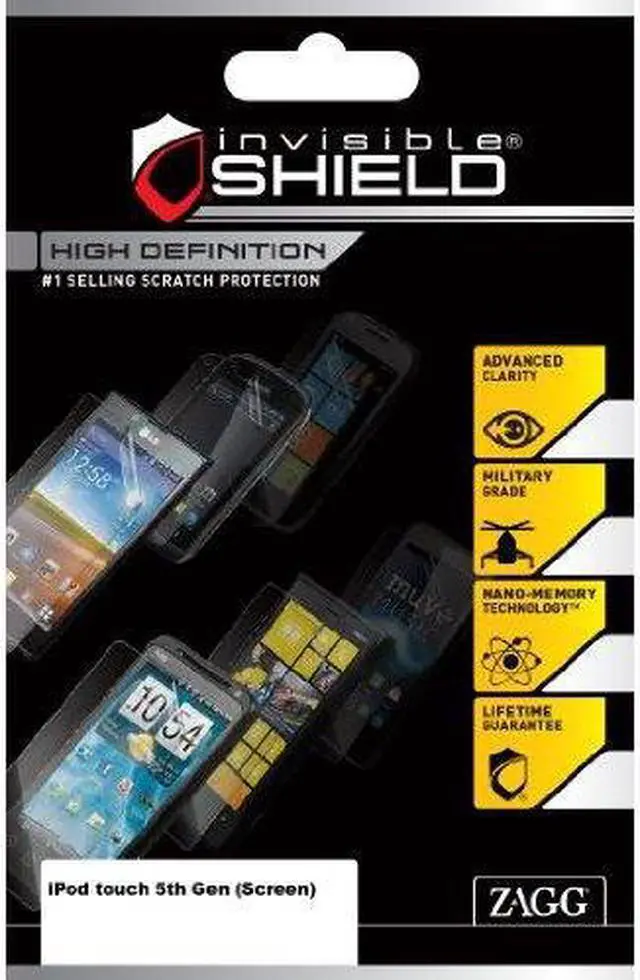 ZAGG invisibleSHIELD HD for Apple iPod touch 5th Gen Screen Protector ...