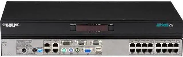 Black Box ServSwitch CX KVM Switch (1) Analog Console Port + (4) Users ...