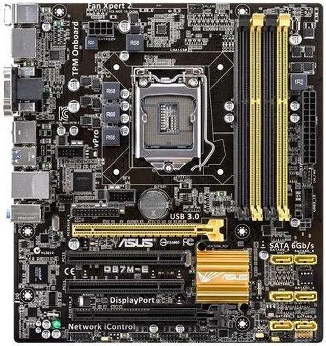 Refurbished: Asus Q87M-E Desktop Motherboard - Intel Q87 Express ...
