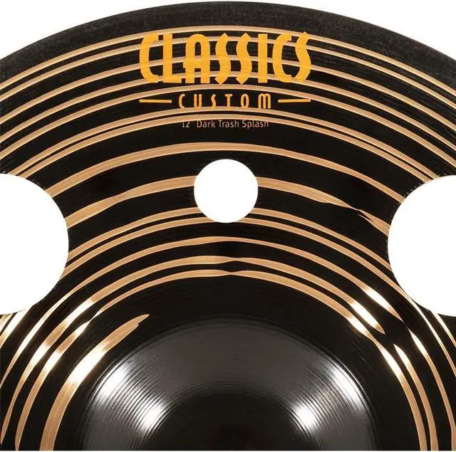 Meinl 12" Classics Custom Dark Trash Splash Cymbal, Thin #CC12DATRS ...