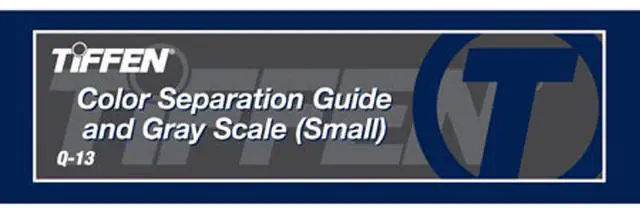 Tiffen Color Separation Guide with Grey Scale, 8" Size, #Q-13 # ...