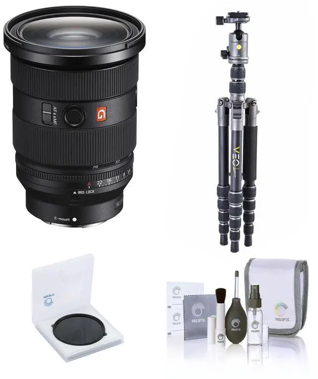 Sony FE 24-70mm f/2.8 GM II Lens, Bundle with Vanguard VEO 3 GO 204CP ...