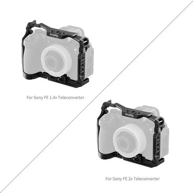 SmallRig Full Camera Cage for Sony Alpha 1 II / Alpha 9 III, Black ...