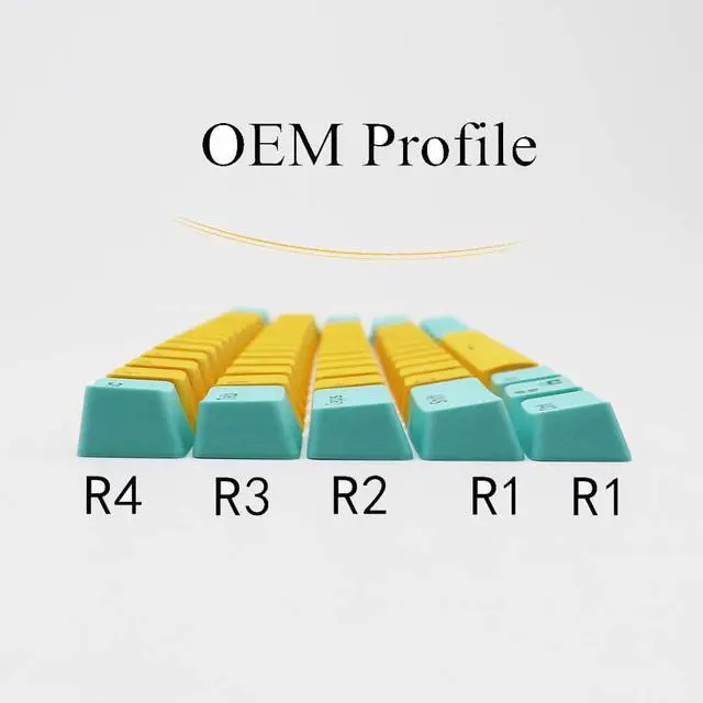 Corn 61 PBT Keycaps for 60 Percent, Keycap Set for Mechanical Gaming ...