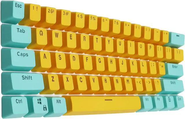 Corn 61 PBT Keycaps for 60 Percent, Keycap Set for Mechanical Gaming ...