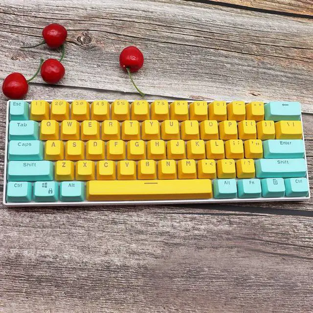 Corn 61 PBT Keycaps for 60 Percent, Keycap Set for Mechanical Gaming ...