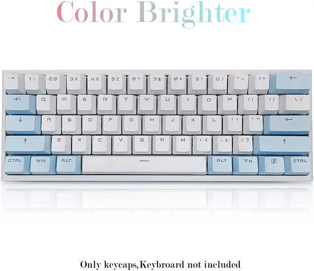 Corn Blue Keycaps-Custom Keycaps 60 Percent, Suitable for GK61/RK61 ...