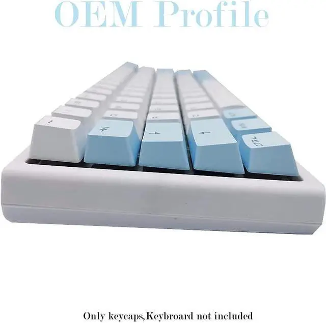 Corn Blue Keycaps-Custom Keycaps 60 Percent, Suitable for GK61/RK61 ...