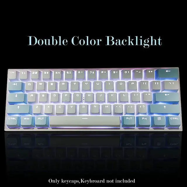 Corn Blue Keycaps-Custom Keycaps 60 Percent, Suitable for GK61/RK61 ...